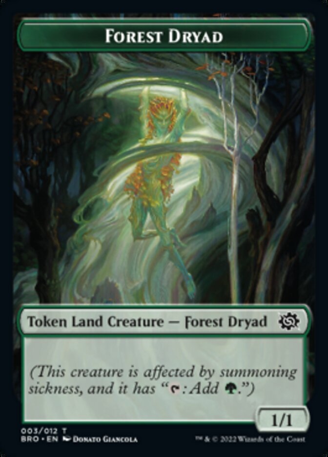 Forest Dryad Token – Sad Robot